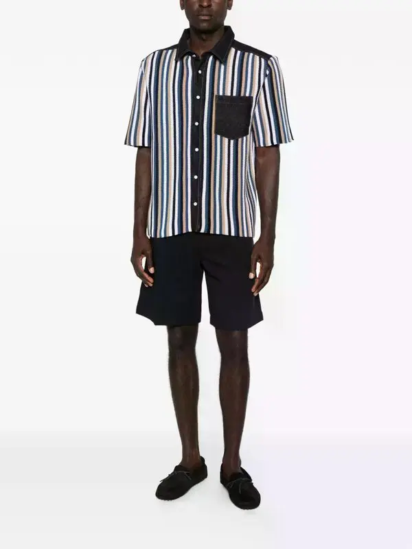 ALPHATAURI Belt-loop Pleated Shorts