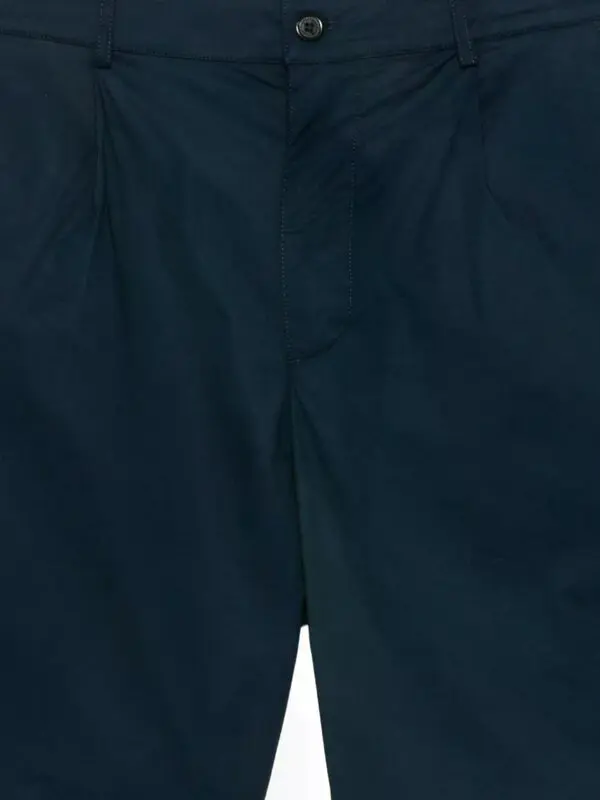 DEPARTMENT 5 Pleated Poplin Shorts - Blue