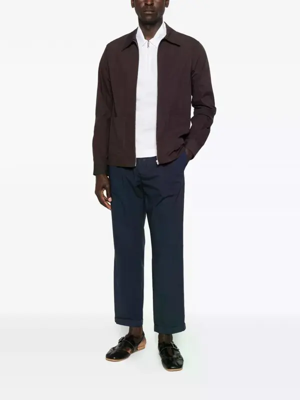 IN THE BOX Belt-looped Trousers With Elasticated Waistband