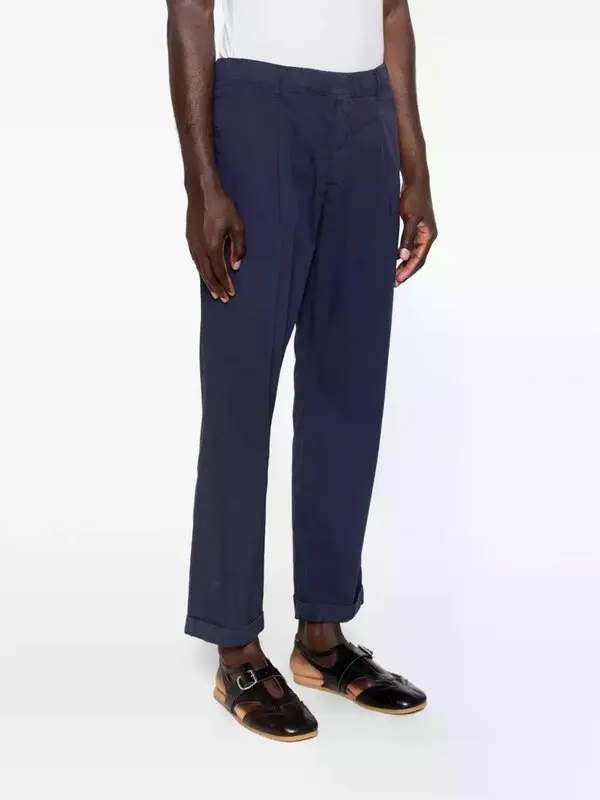 IN THE BOX Belt-looped Trousers With Elasticated Waistband