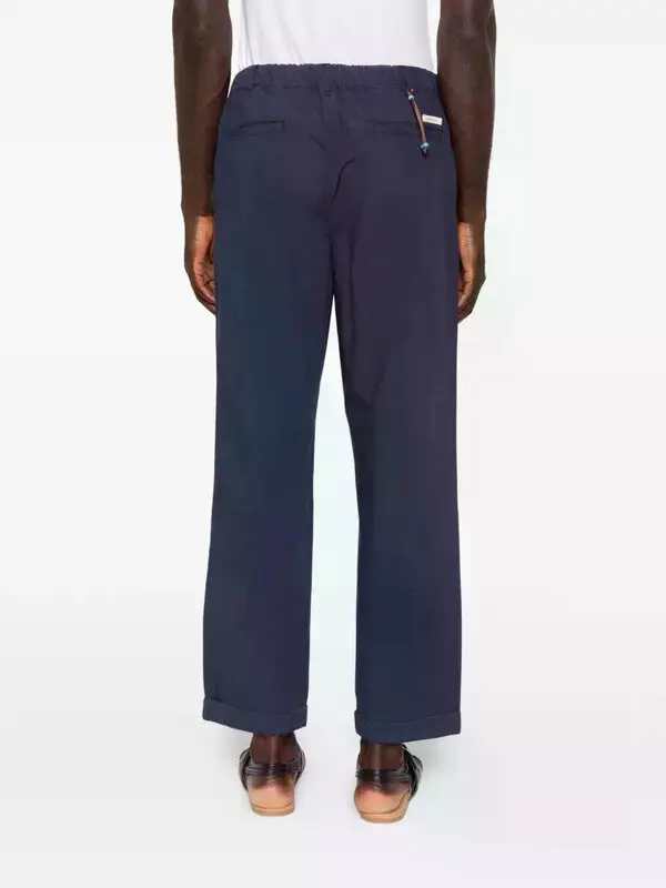 IN THE BOX Belt-looped Trousers With Elasticated Waistband