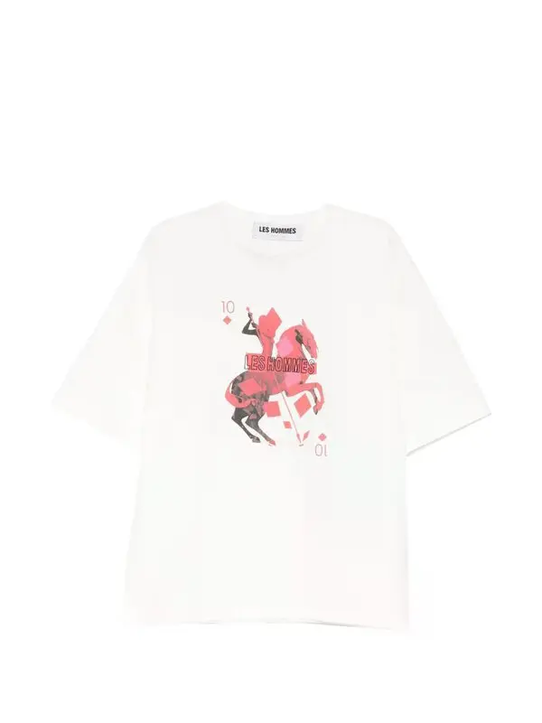 LES HOMMES Printed T-shirt