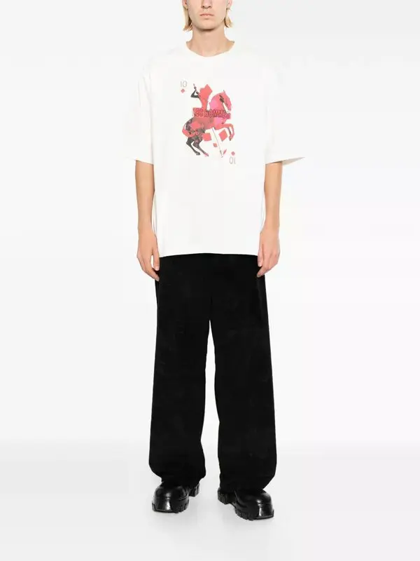 LES HOMMES Printed T-shirt