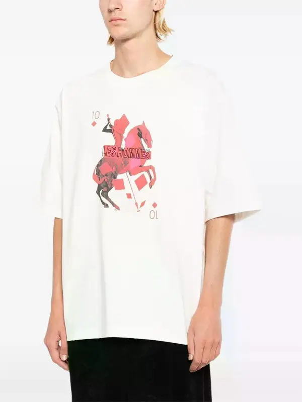 LES HOMMES Printed T-shirt