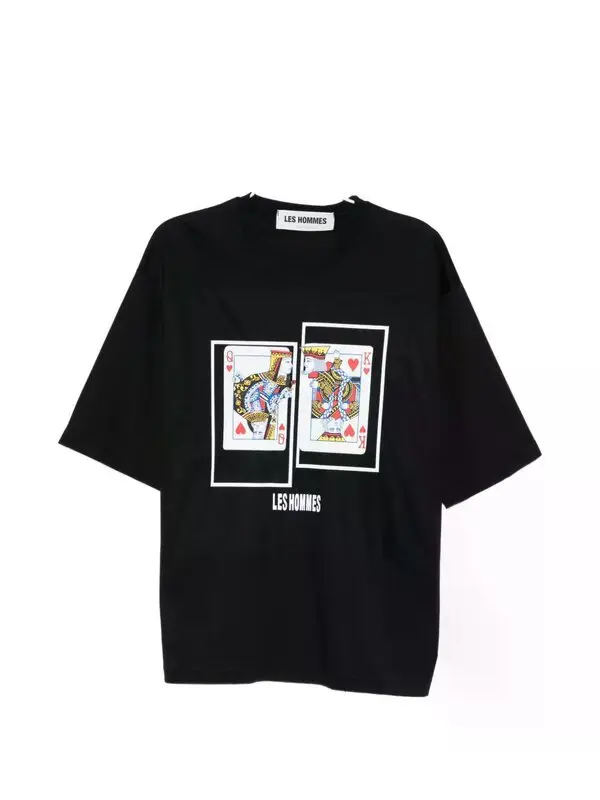 LES HOMMES Printed T-shirt