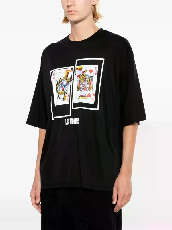LES HOMMES Printed T-shirt