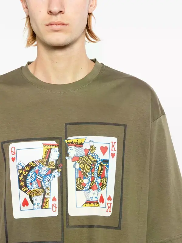 LES HOMMES Printed T-shirt
