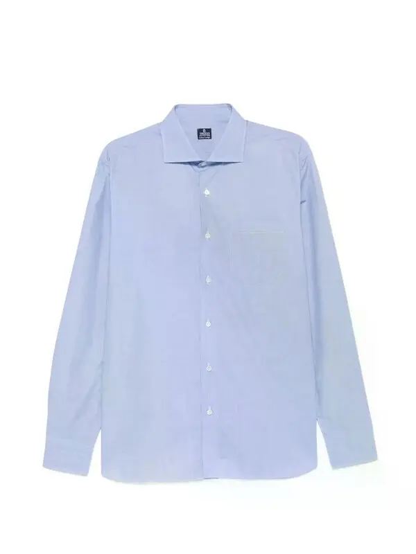 TRUZZI Chest-pocket Spread-collar Shirt