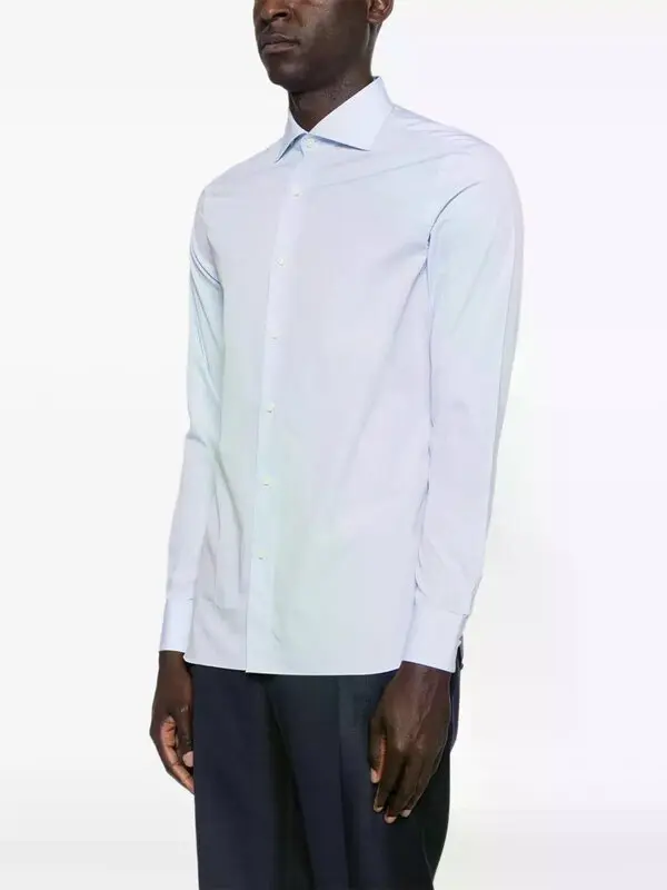 TRUZZI Buttoned Long-sleeve Shirt