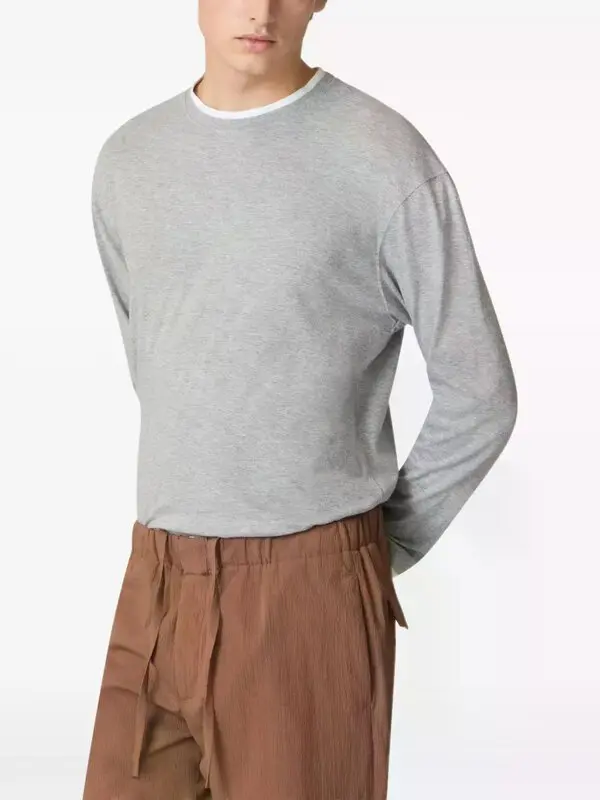 LARDINI Cotton Long-sleeve T-shirt