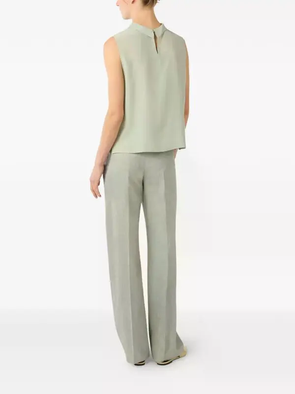 LARDINI Sleeveless Silk Top