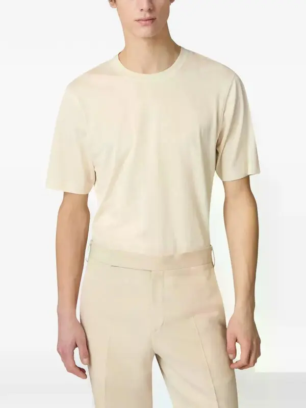 LARDINI Ribbed T-shirt
