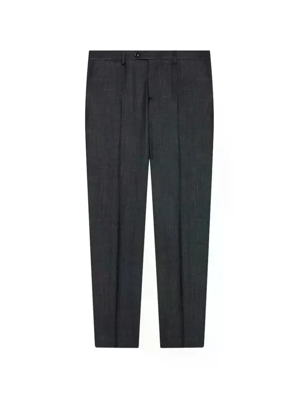 LARDINI Flat-front Tailored Trousers