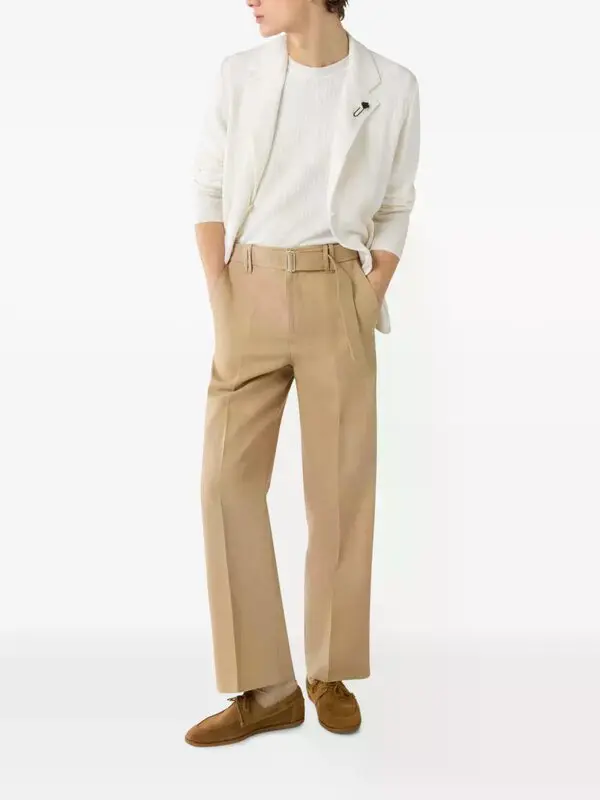 LARDINI Rib-knit T-shirt