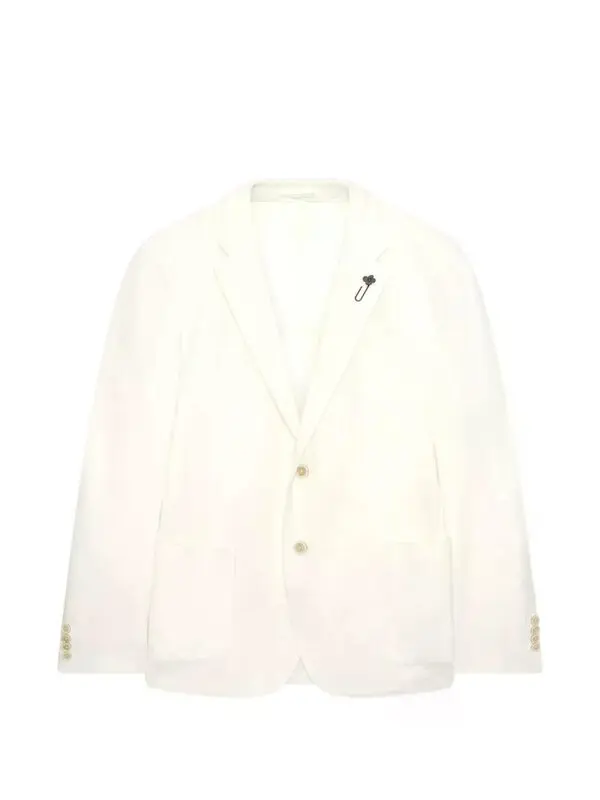 LARDINI Single-breasted Blazer - Neutrals