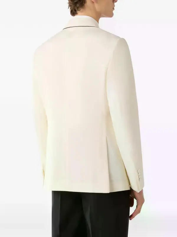 LARDINI Shawl-lapel Jacket - Neutrals