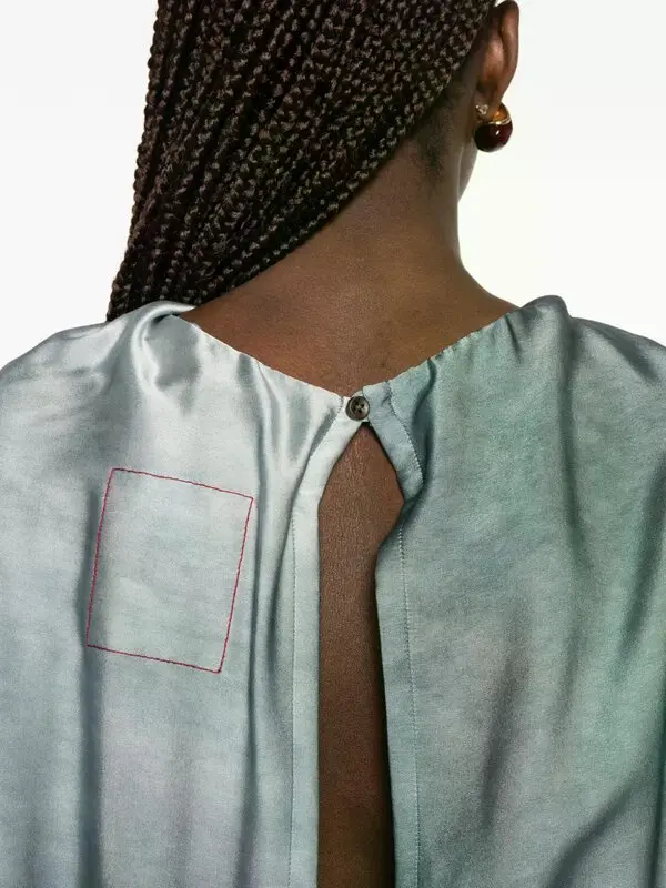 UMA WANG Agnes Draped Midi Dress