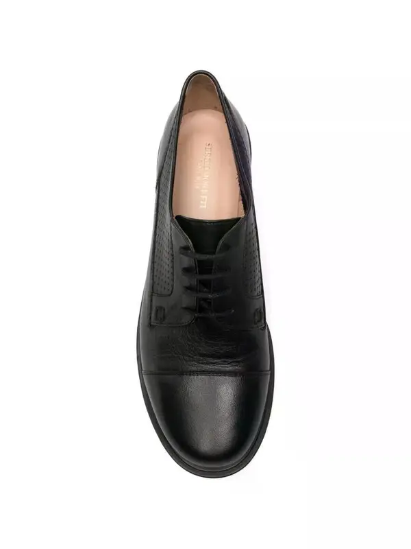 SERGIO MORETTI FIRENZE Derby Shoes With Perforated Detail