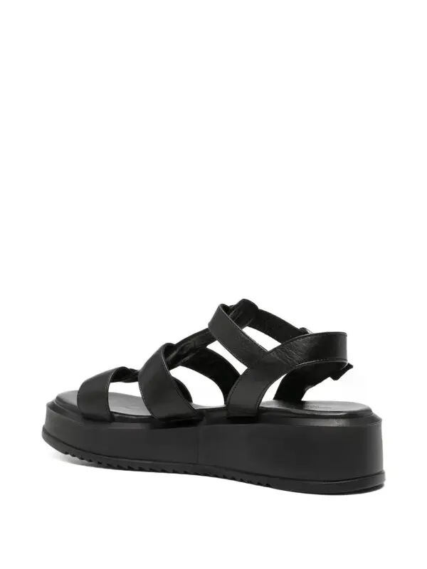 SERGIO MORETTI FIRENZE Buckle-fastening Platform Sandals