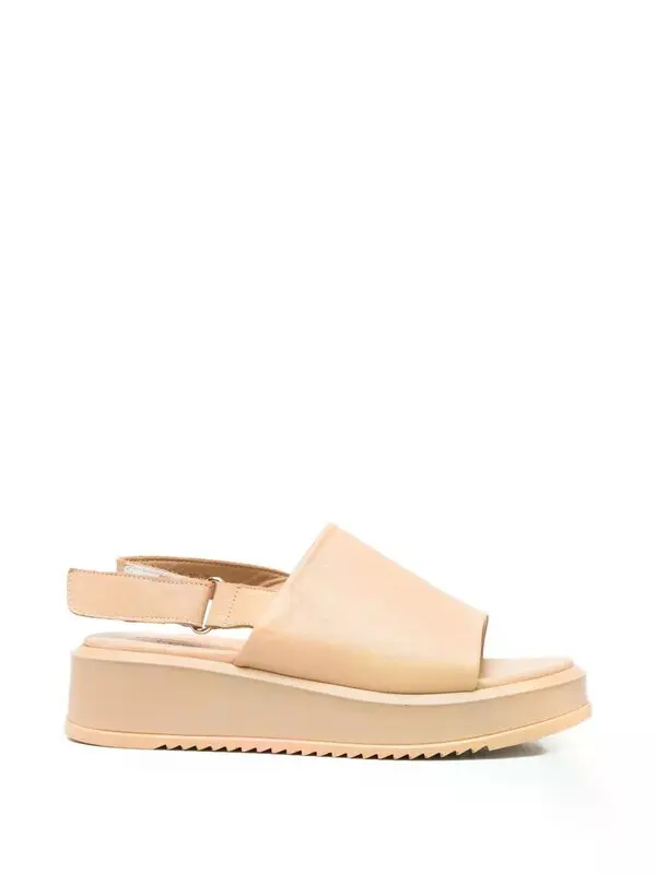SERGIO MORETTI FIRENZE Open Toe Platform Sandals