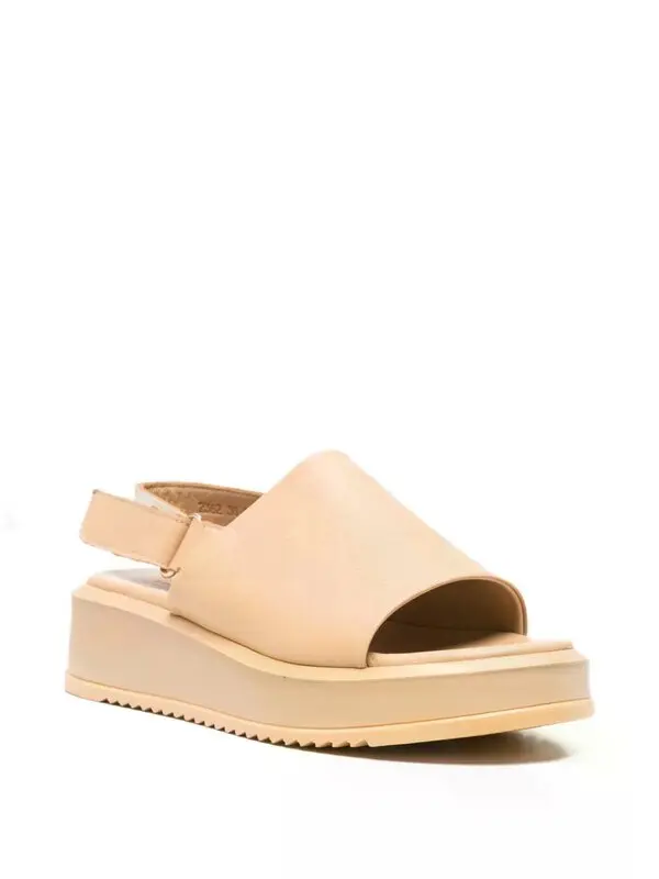 SERGIO MORETTI FIRENZE Open Toe Platform Sandals