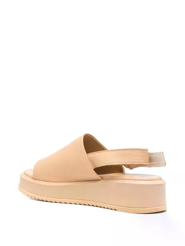 SERGIO MORETTI FIRENZE Open Toe Platform Sandals