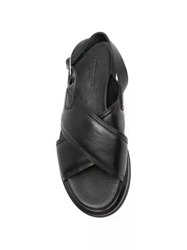 SERGIO MORETTI FIRENZE Crossover Platform Sandals