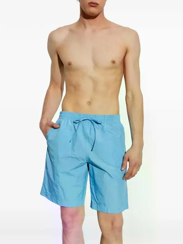 MAISON MARGIELA Drawstring Waist Swim Shorts - Blue