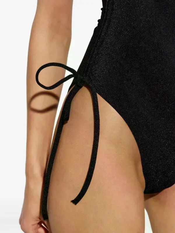 Balmain Halterneck Side-tie Swimsuit