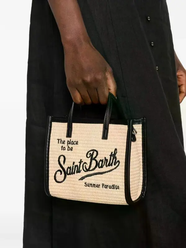MC2 SAINT BARTH Mini Woven Tote Bag