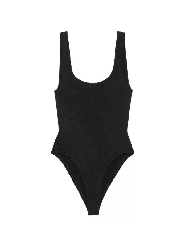 Hunza G Square Neck Swimsuit - Black