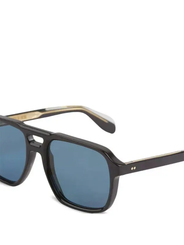 CUTLER & GROSS Double-bridge Square-frame Sunglasses