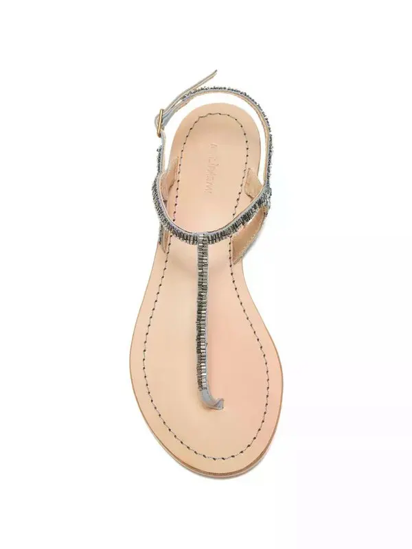 Malìparmi Embellished Sandals With Bead Detailing
