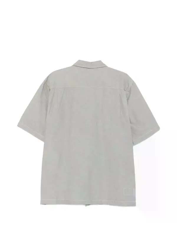 Universal Works Short-sleeved Chest-pocket Shirt - Grey
