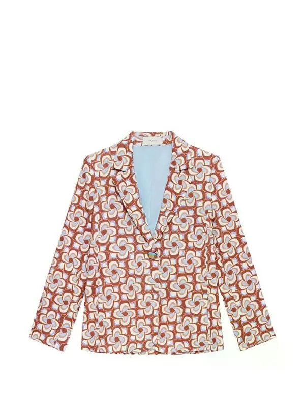 Malìparmi Patterned Single-breasted Blazer