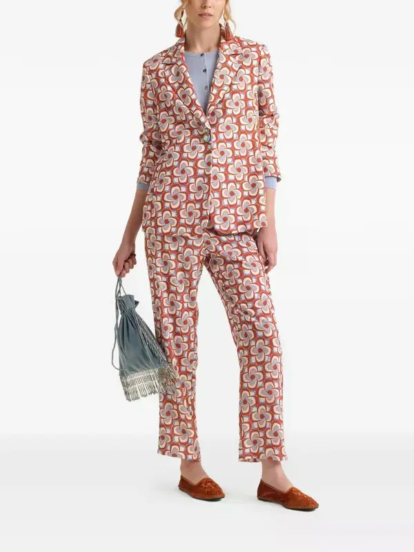 Malìparmi Patterned Single-breasted Blazer