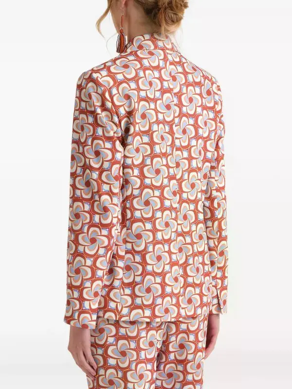 Malìparmi Patterned Single-breasted Blazer