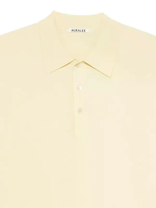 Auralee Short-sleeve Polo Shirt