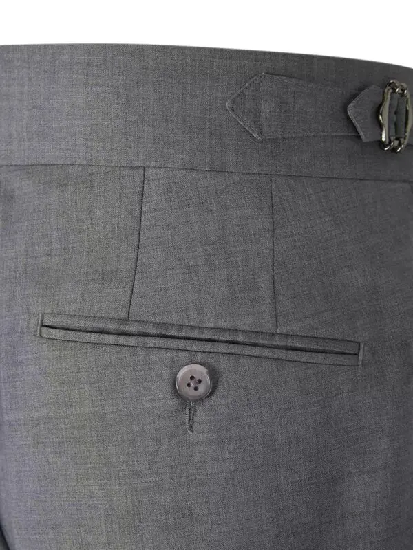 Scabal Pleated Side-adjuster Trousers