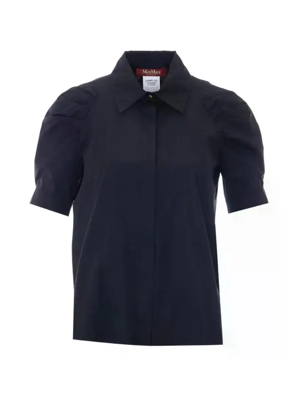 Max Mara Ruched Sleeve Shirt