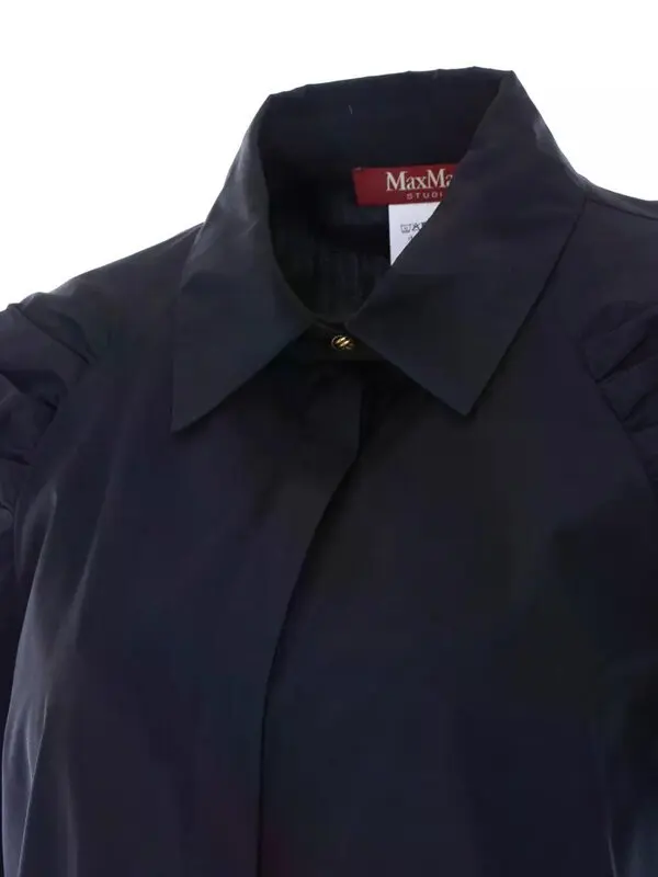 Max Mara Ruched Sleeve Shirt