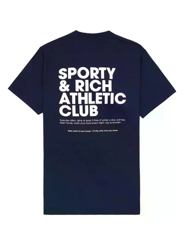 SPORTY & RICH Athletic Club Cotton T-shirt