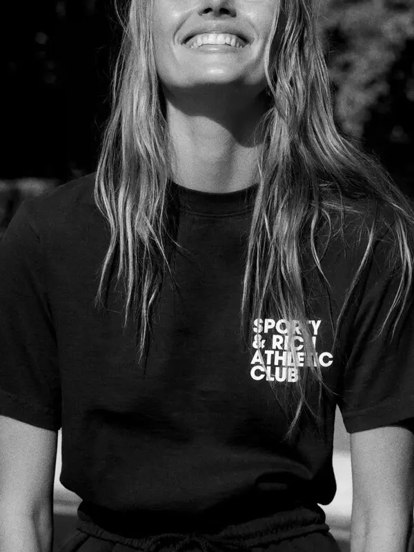 SPORTY & RICH Athletic Club Cotton T-shirt