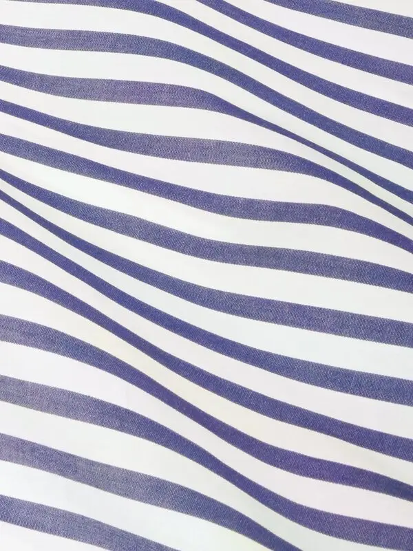 SPORTY & RICH Striped Cotton Shorts