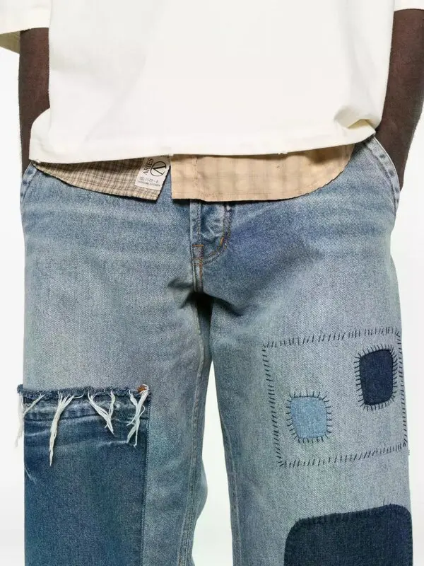 GALLERY DEPT. Patchwork Distressed Jeans