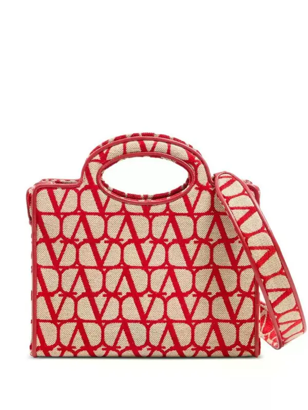 Valentino Garavani Toile Iconographe Small Shopping Bag