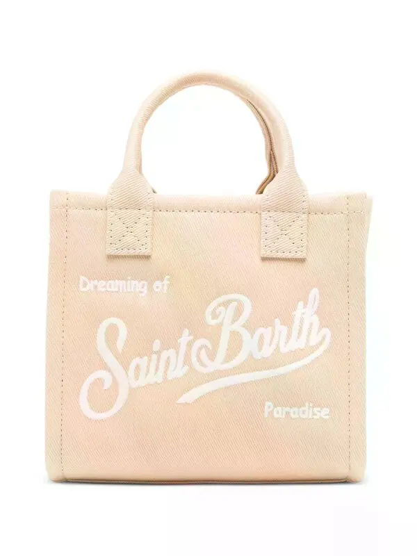 MC2 SAINT BARTH Logo Embroidered Tote Bag - Neutrals