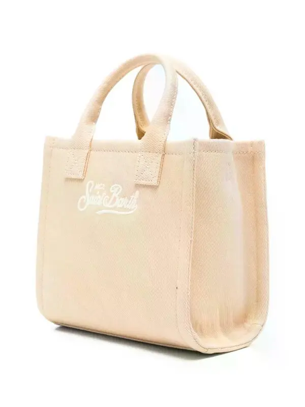 MC2 SAINT BARTH Logo Embroidered Tote Bag - Neutrals