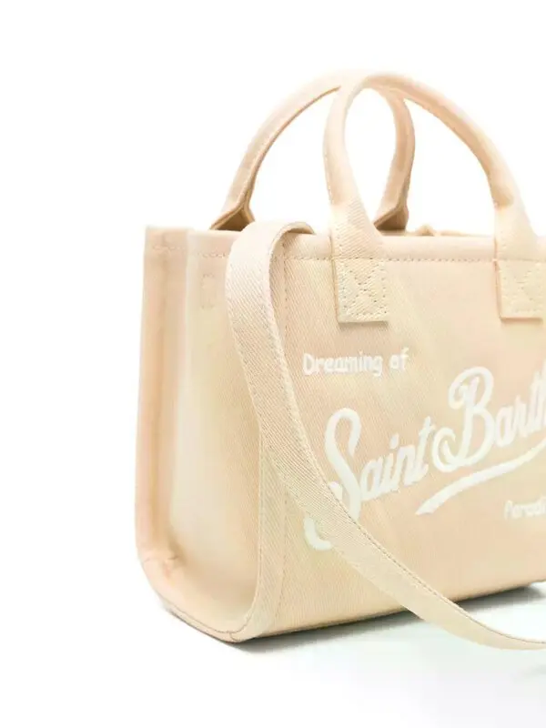 MC2 SAINT BARTH Logo Embroidered Tote Bag - Neutrals