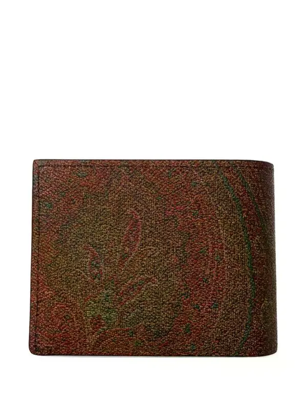 Etro Bi-fold Arnica Wallet - Brown